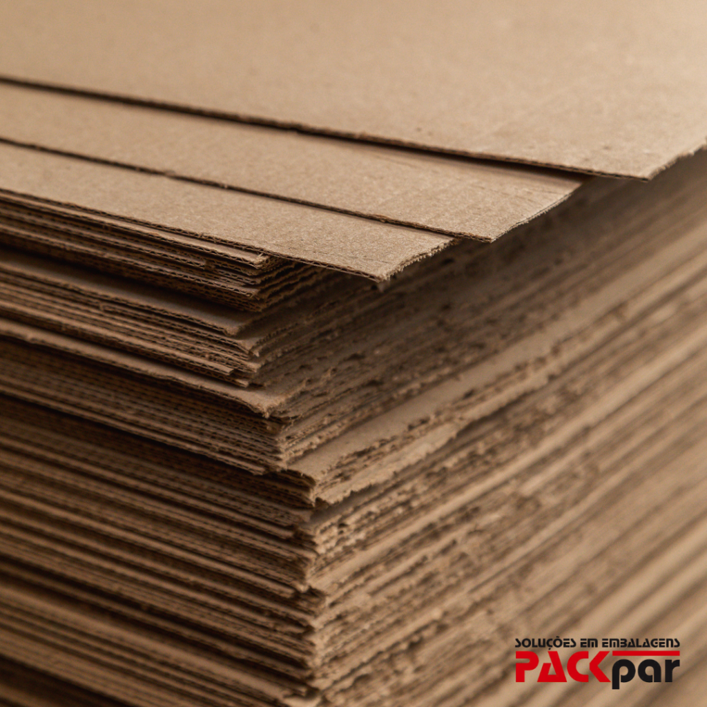 Chapas de Papelão Ondulado Reciclado Packpar Embalagens